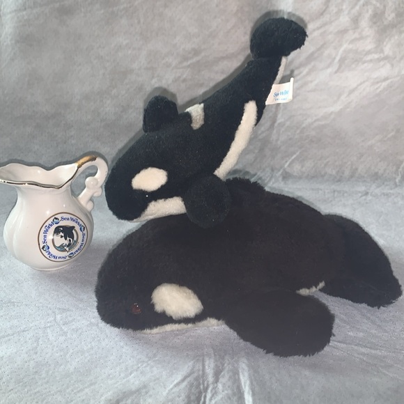 Sea World | Toys | Seaworld Parks Shamu Orca Killer Whale With Baby ...
